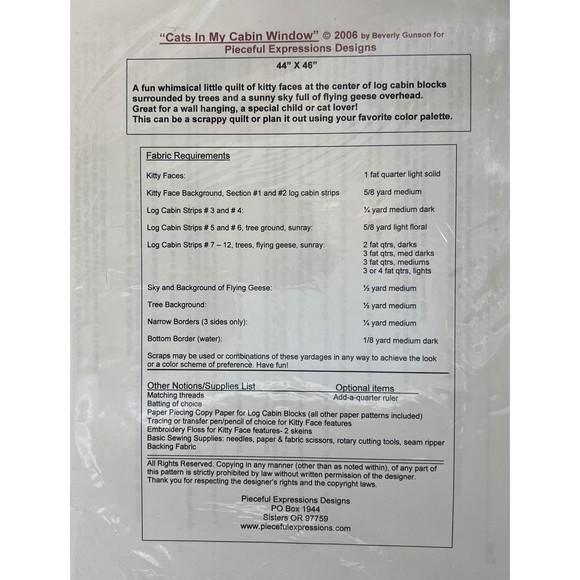 Pieceful Expressions | Office | Vintage 206 Pieceful Expressions Quilt ...